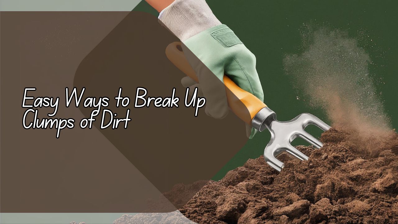 5 Easy Ways To Break Up Clumps Of Dirt In Your Garden