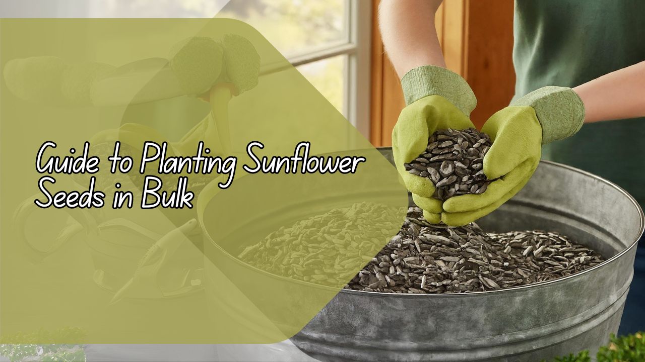 Ultimate Guide To Planting Sunflower Seeds In Bulk
