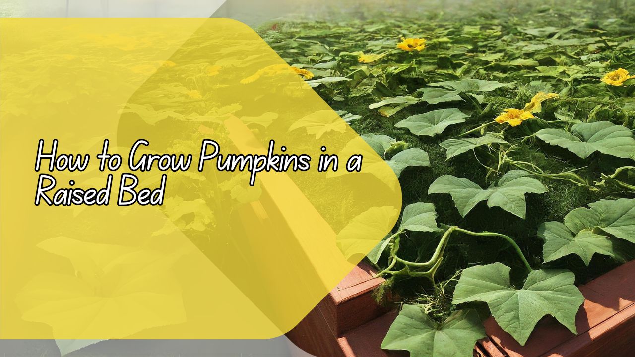 How To Grow Pumpkins In A Raised Bed: A Beginner’s Guide