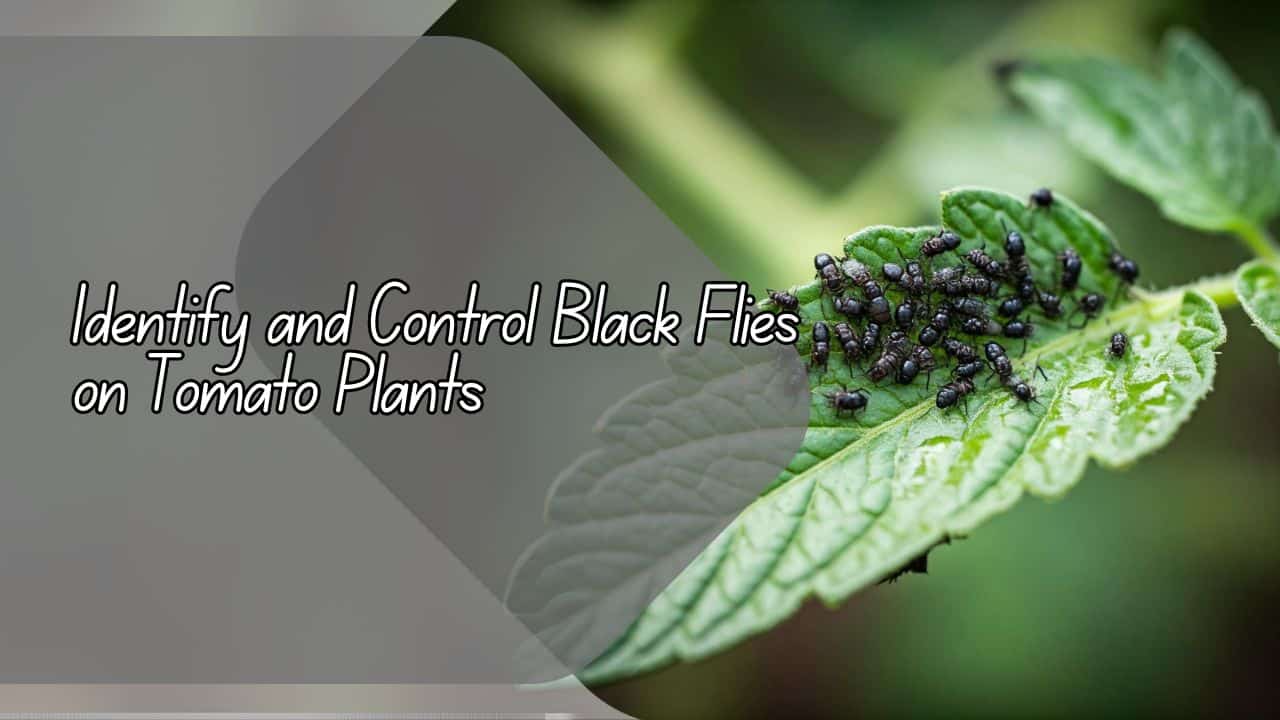 How To Identify And Control Black Flies On Tomato Plants
