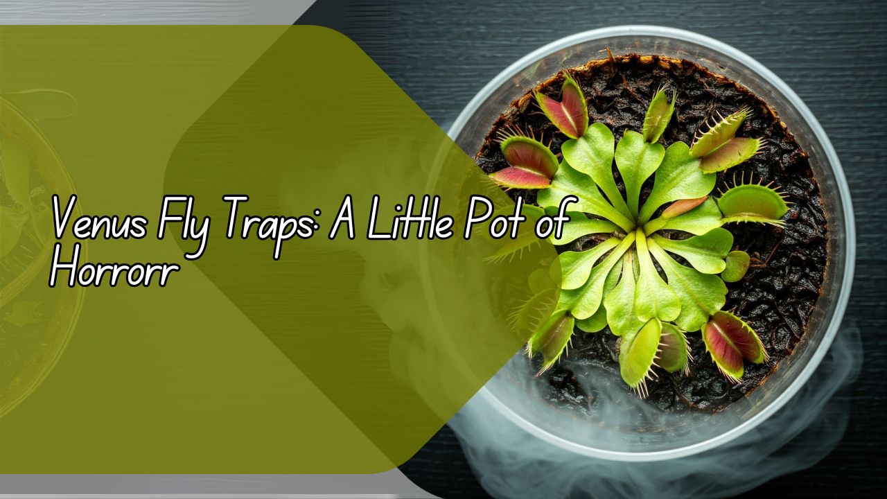 The Fascinating World Of Venus Fly Traps: A Little Pot Of Horrors